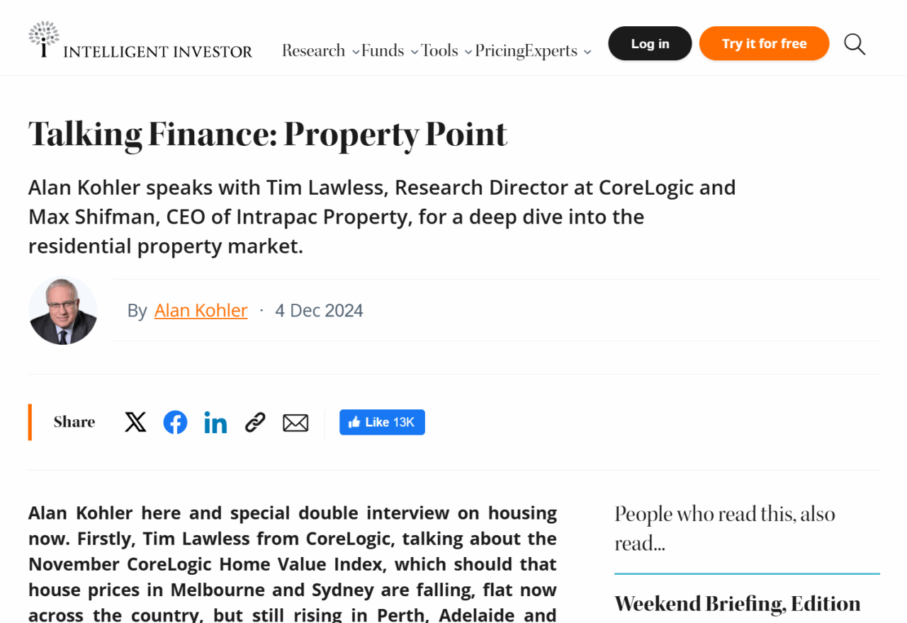Talking Finance: Property Point | Maxwell Shifman